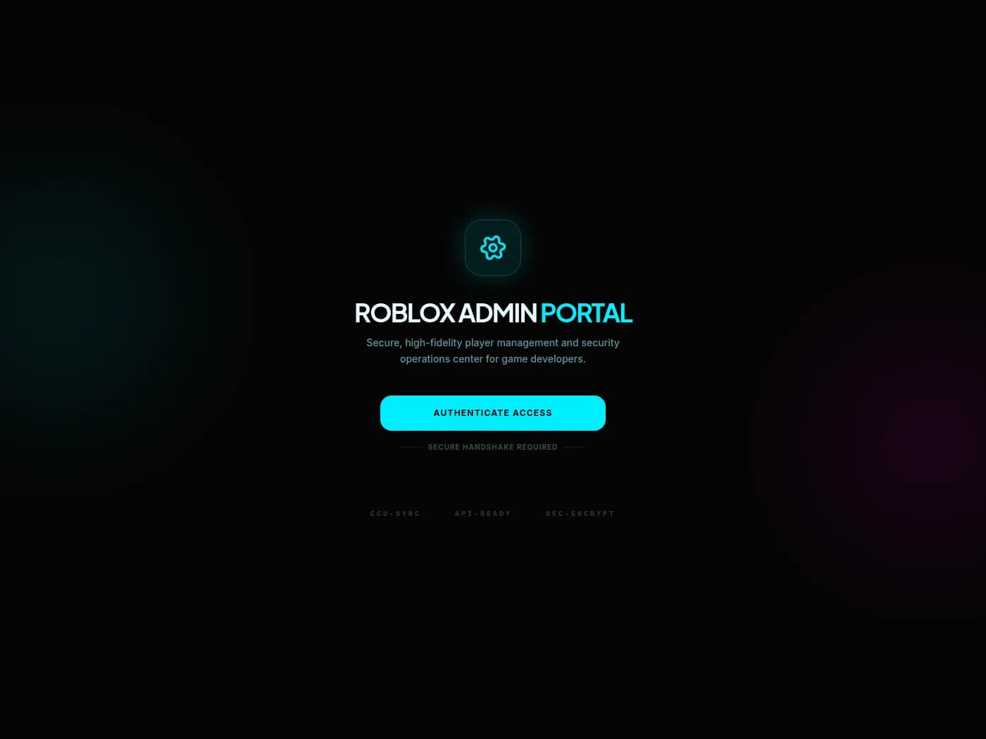 Roblox Admin Panel
