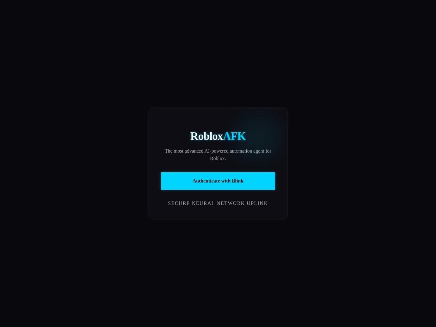 Roblox AFK AI Agent