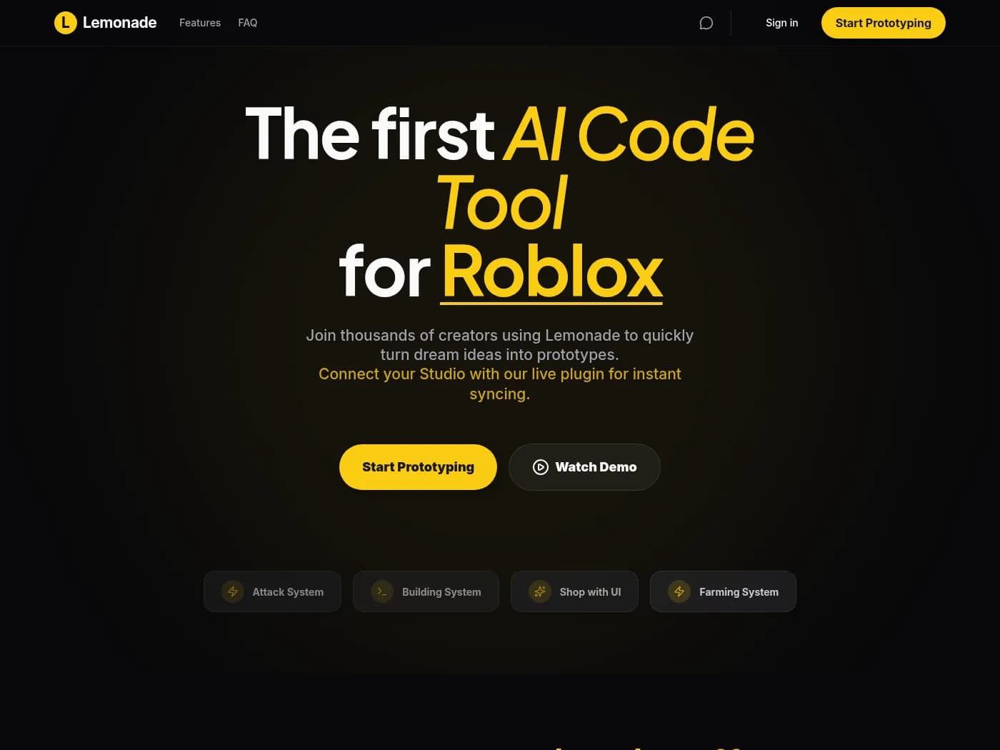Lemonade Studio AI