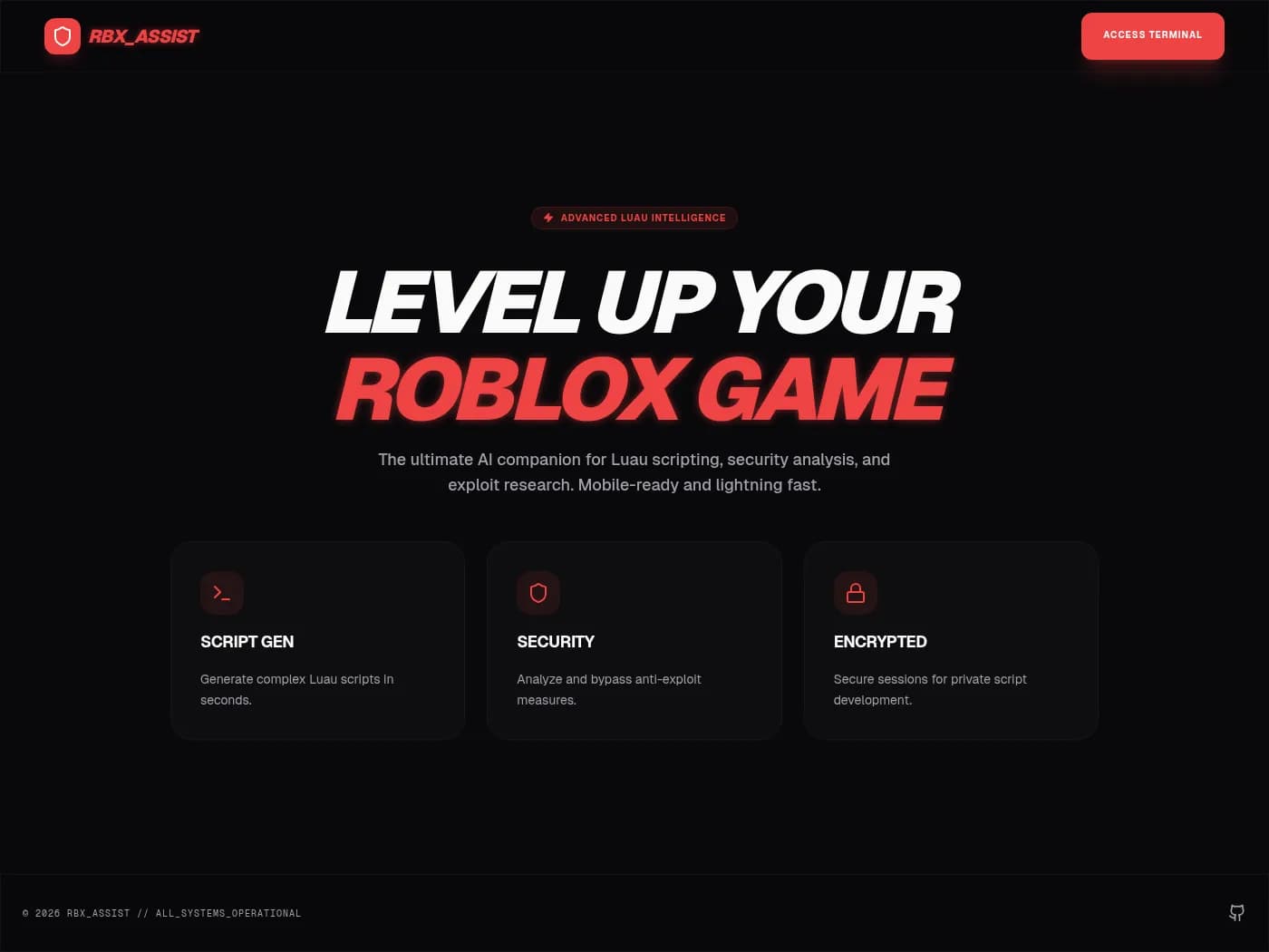 Roblox Exploit AI Assistant