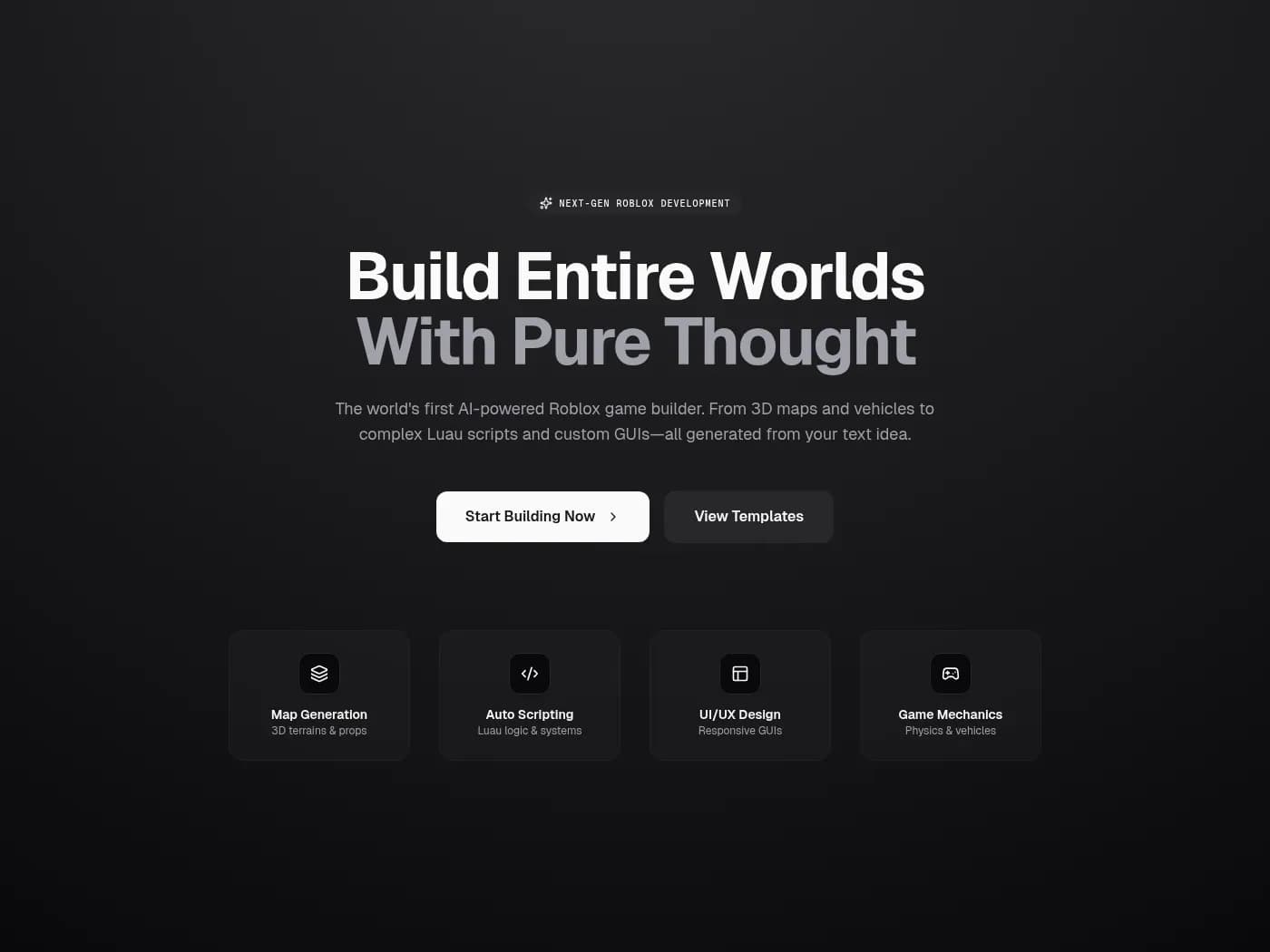 Roblox Game AI Builder