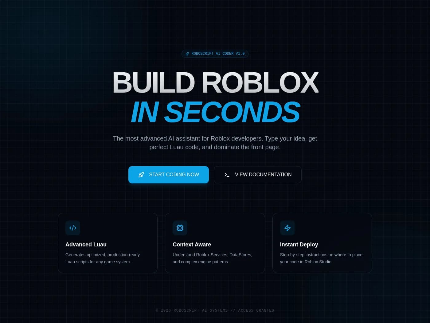 RoboScript AI Assistant