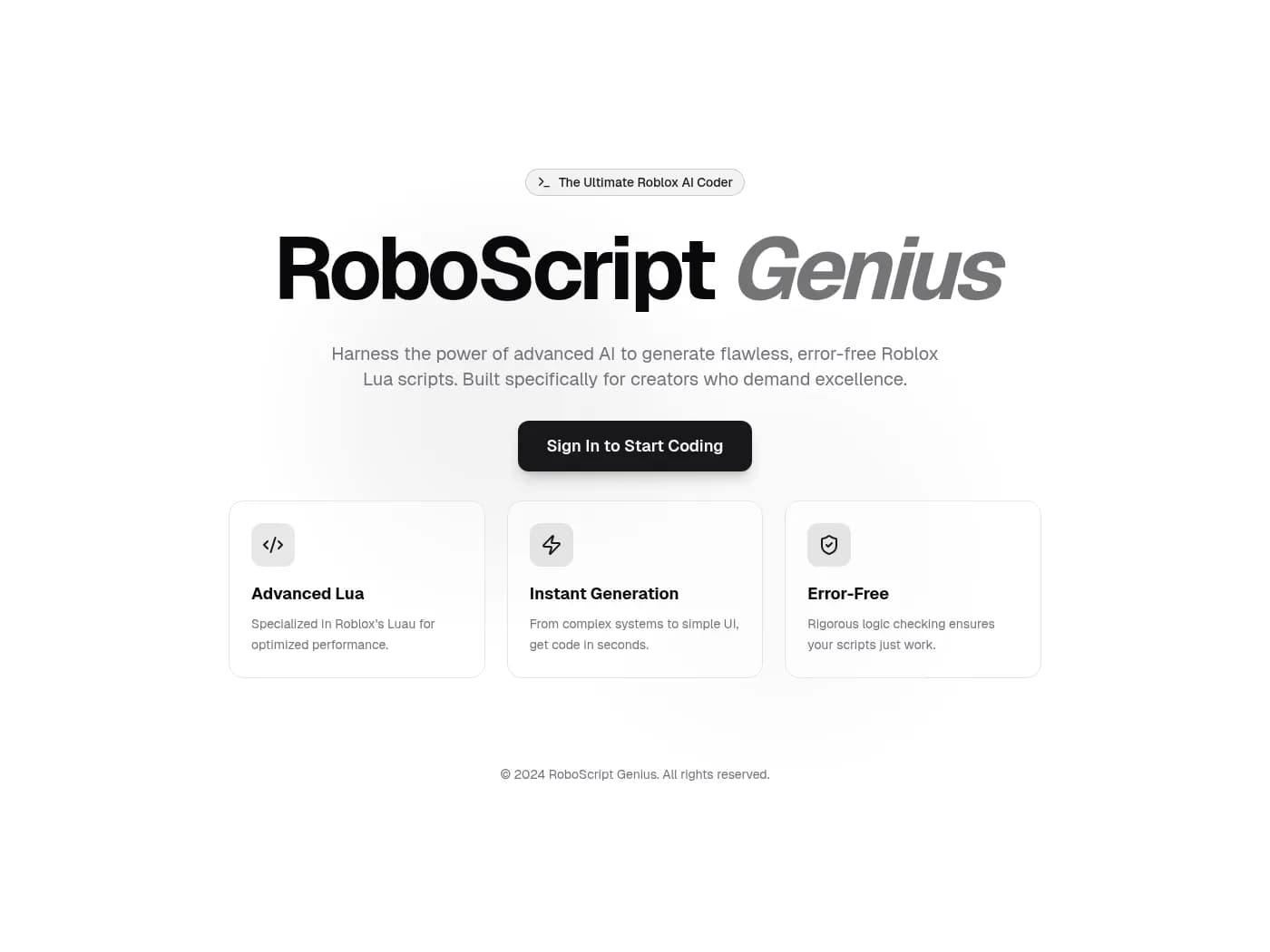 RoboScript Genius