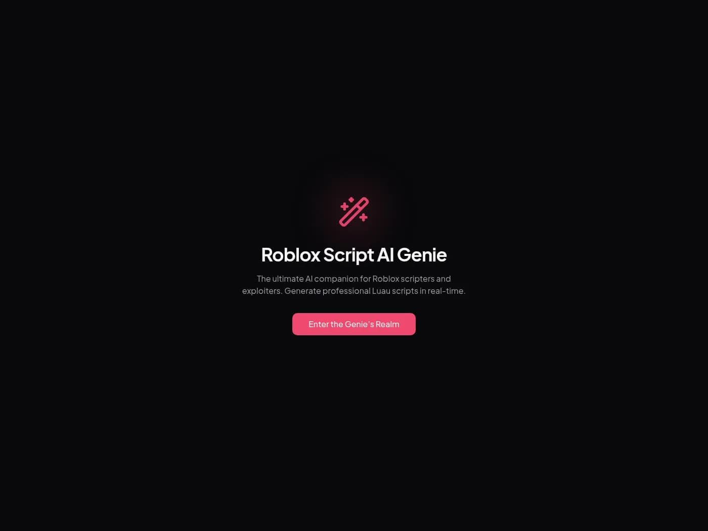 Roblox Script AI Genie