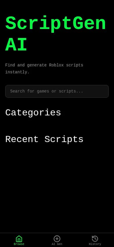 Roblox ScriptGen AI