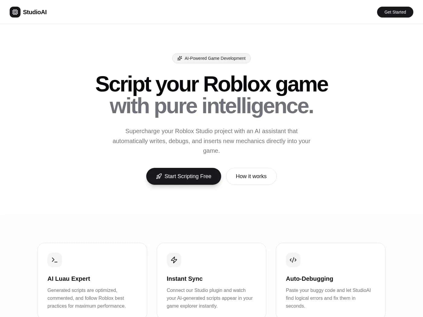 Roblox AI Scripter