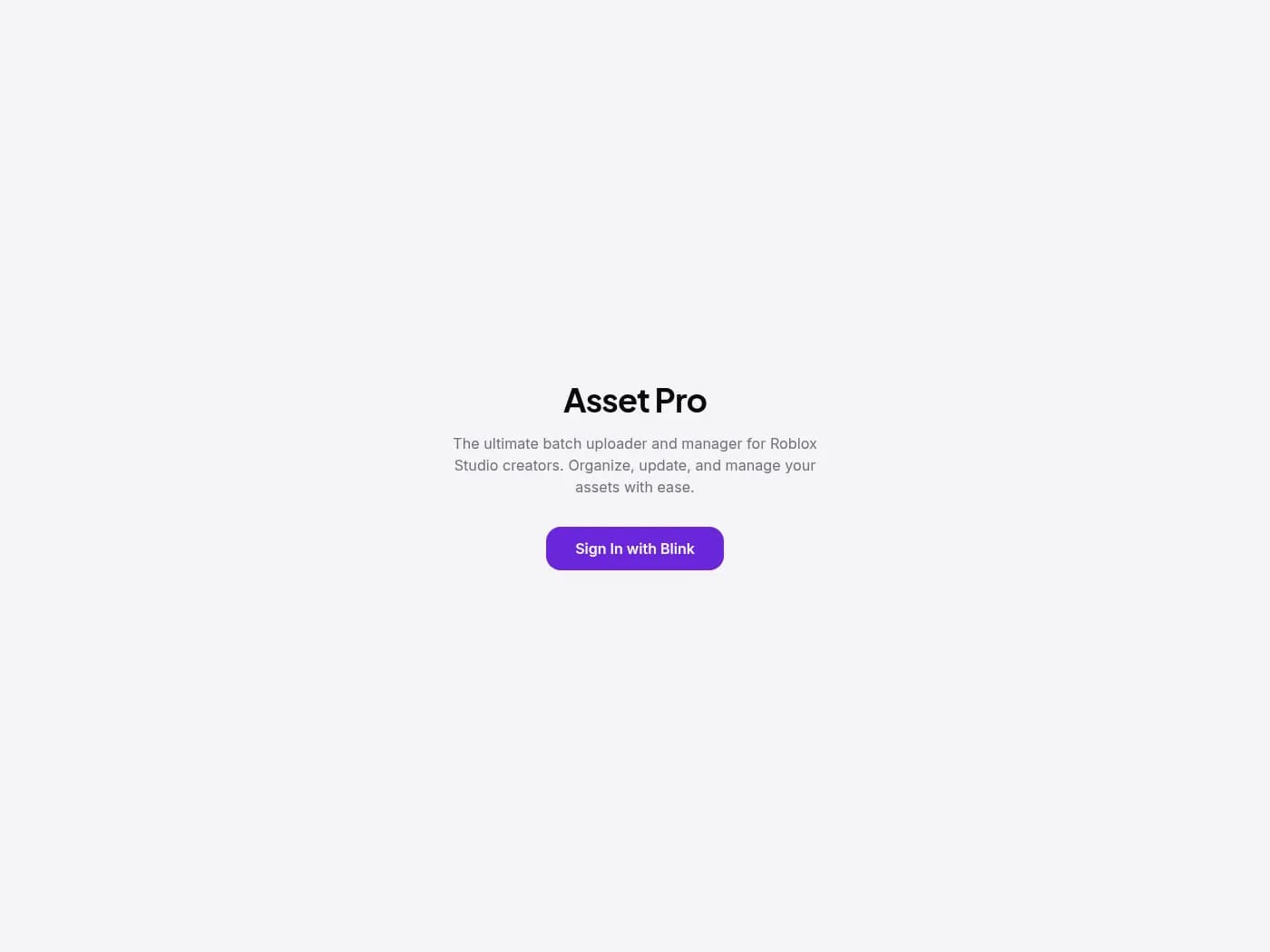 Asset Uploader Pro