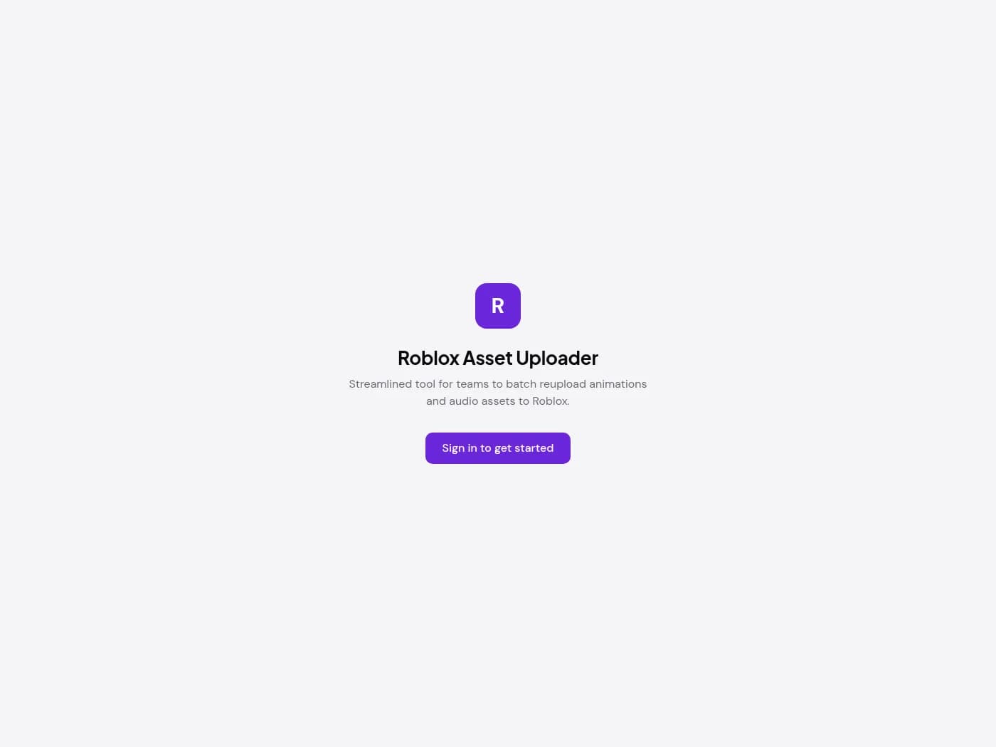 Roblox Asset Uploader