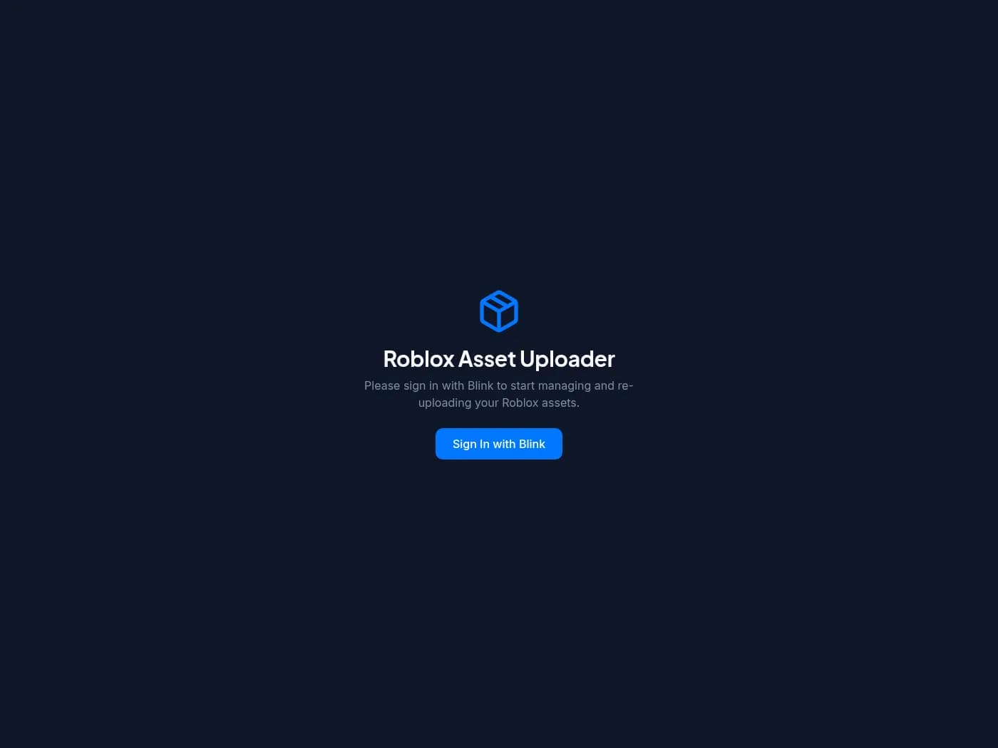 Roblox Asset Uploader