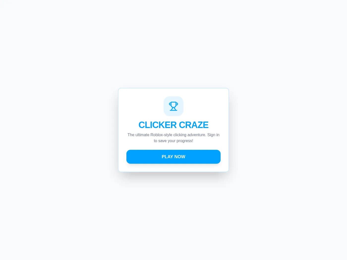 Roblox Clicker Craze