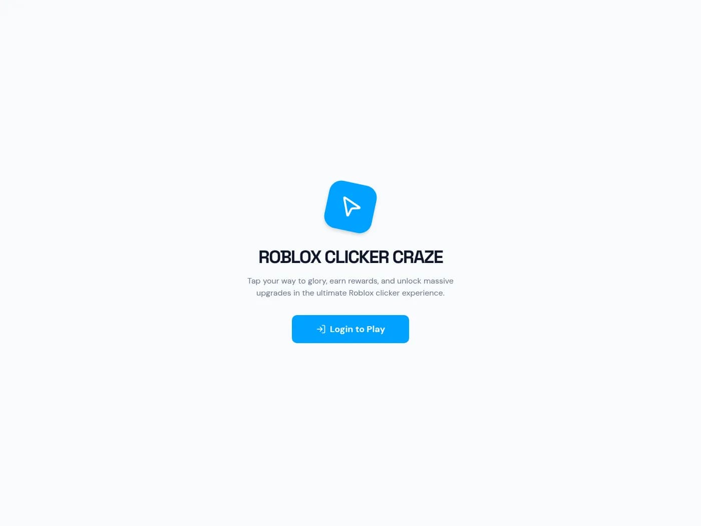 Roblox Clicker Craze