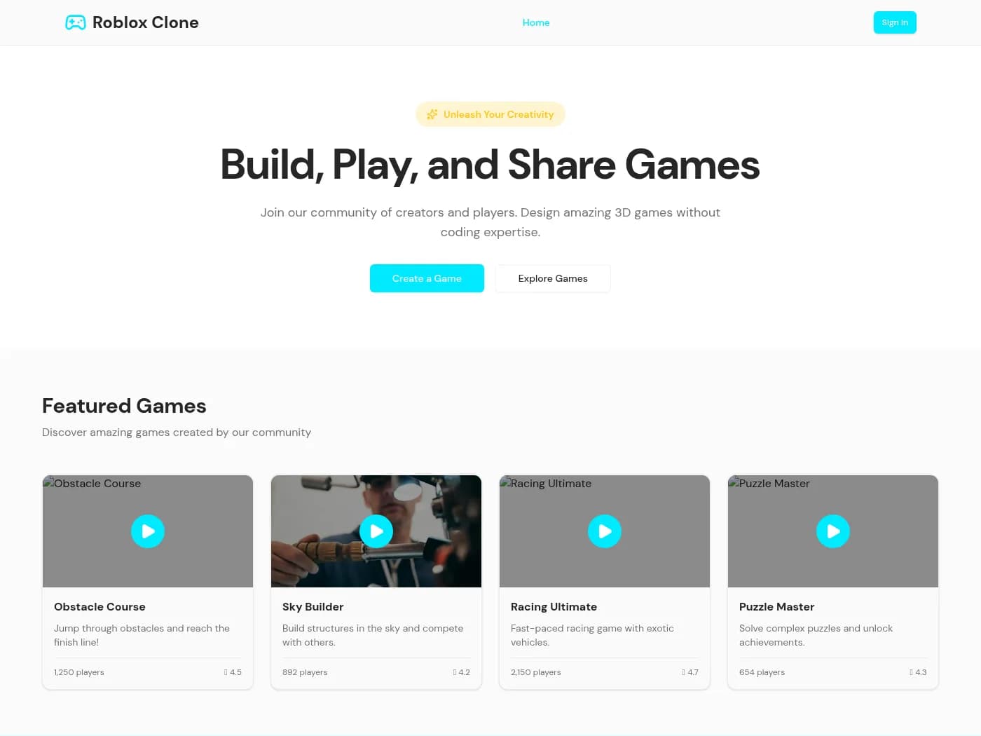 Roblox Clone Hub