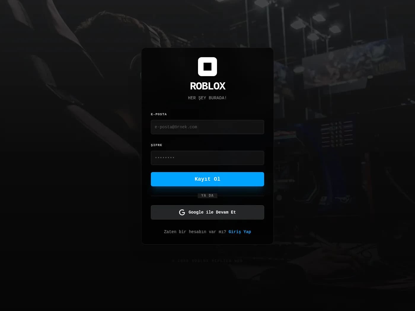 Roblox Replica Web