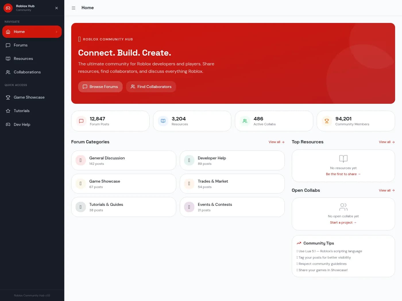 Roblox Community Hub