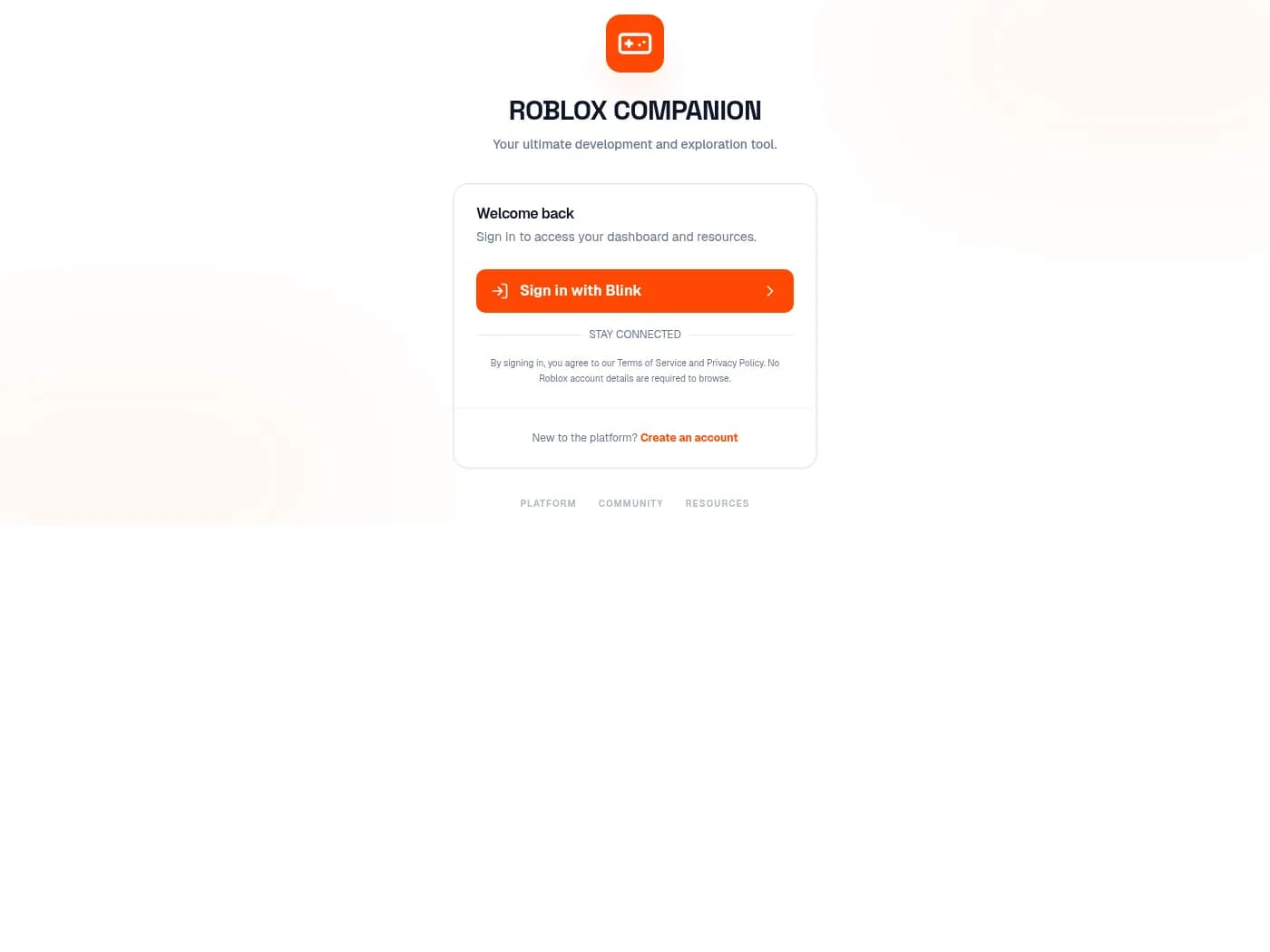 Roblox Companion Dashboard