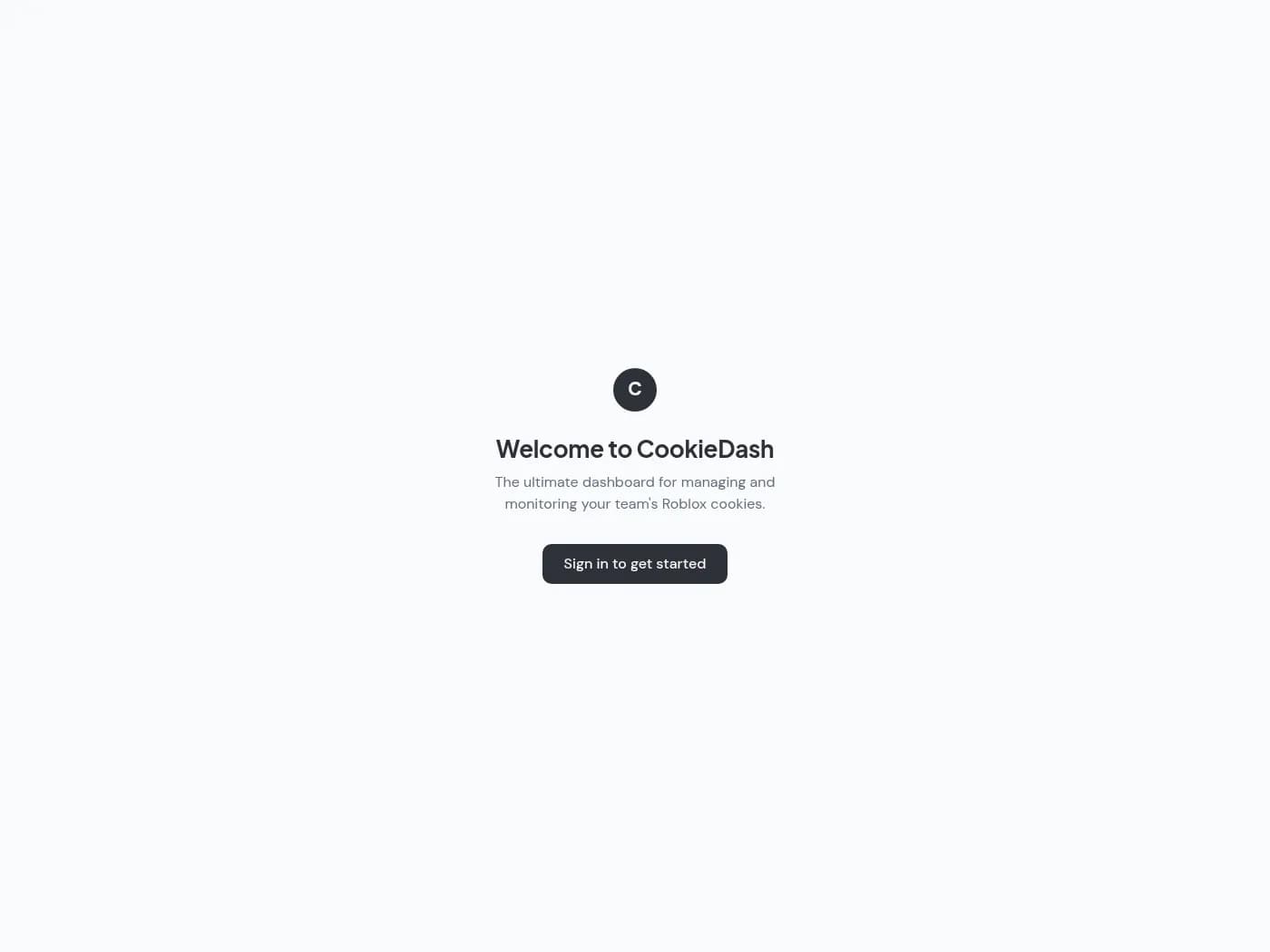 Roblox Cookie Dashboard