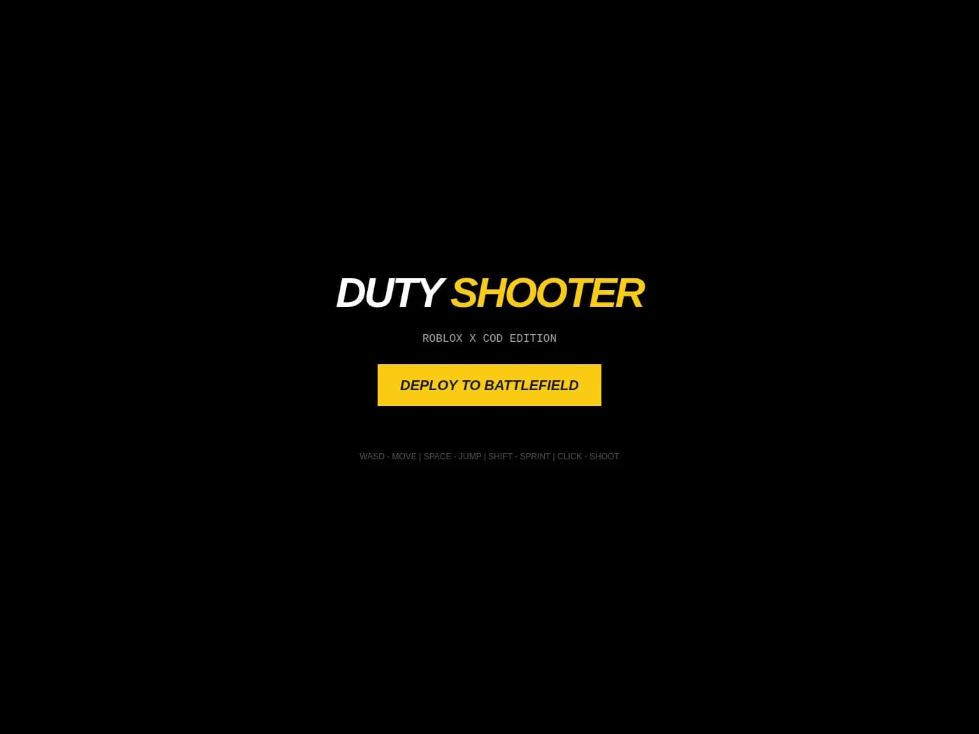 Roblox Duty Shooter