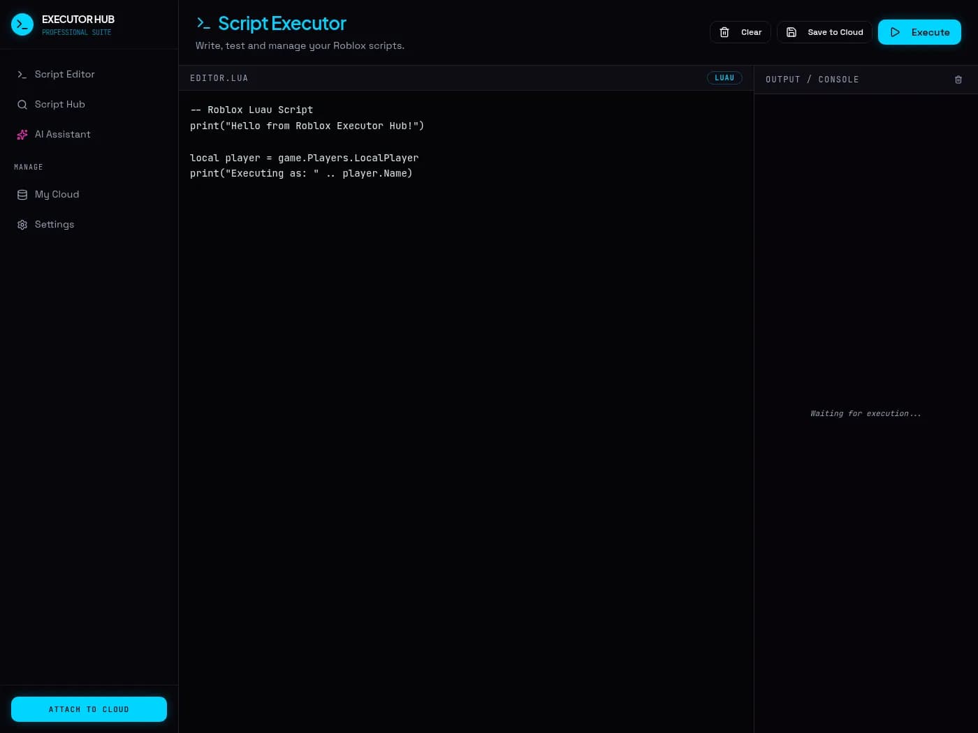 Roblox Executor Hub