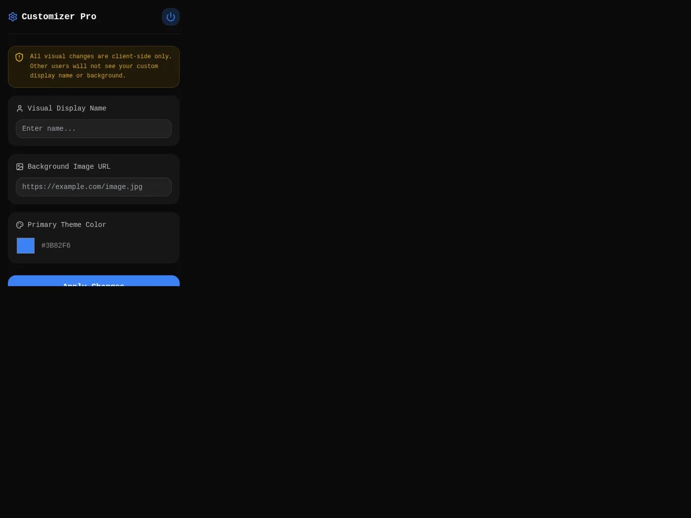 Roblox Customizer Extension