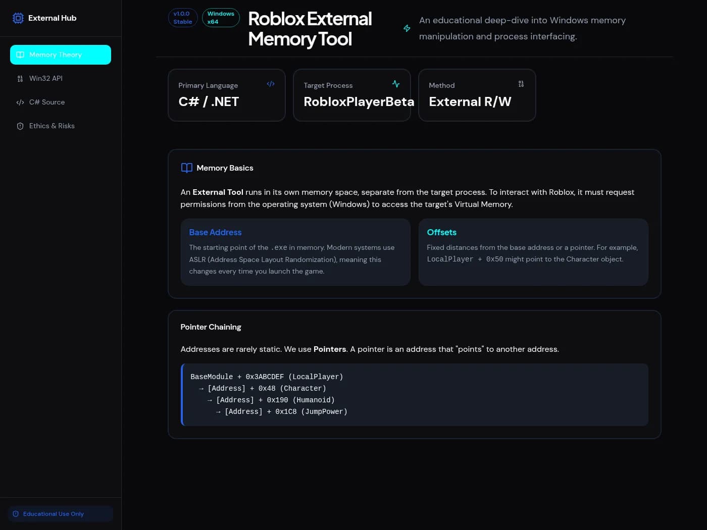 Roblox External Tool