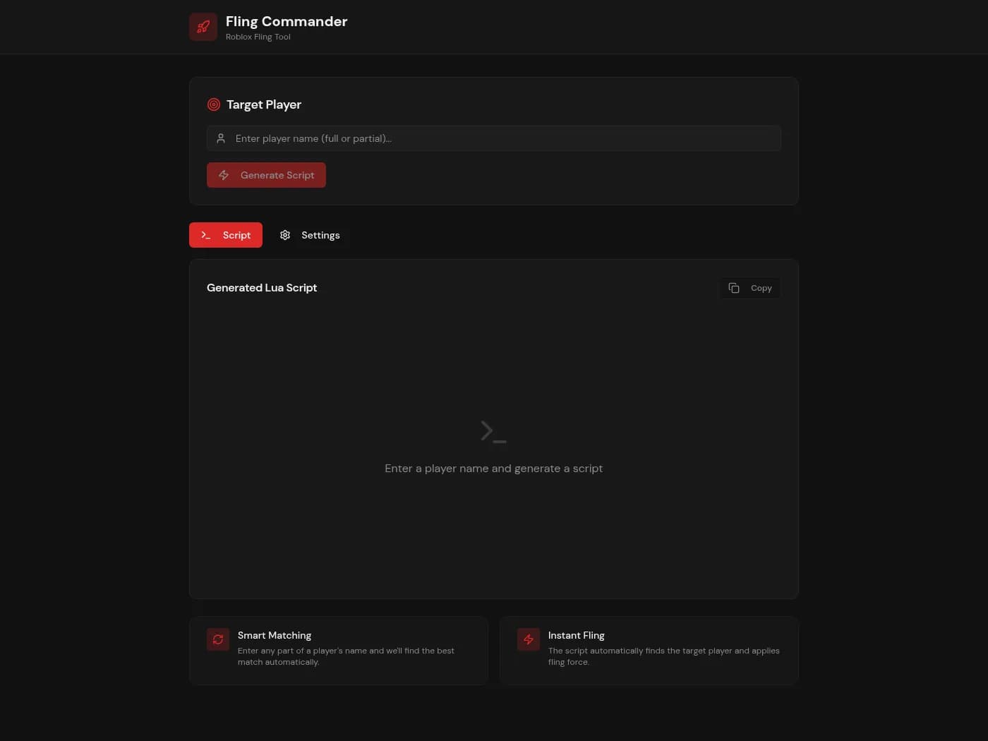 Roblox Fling Commander