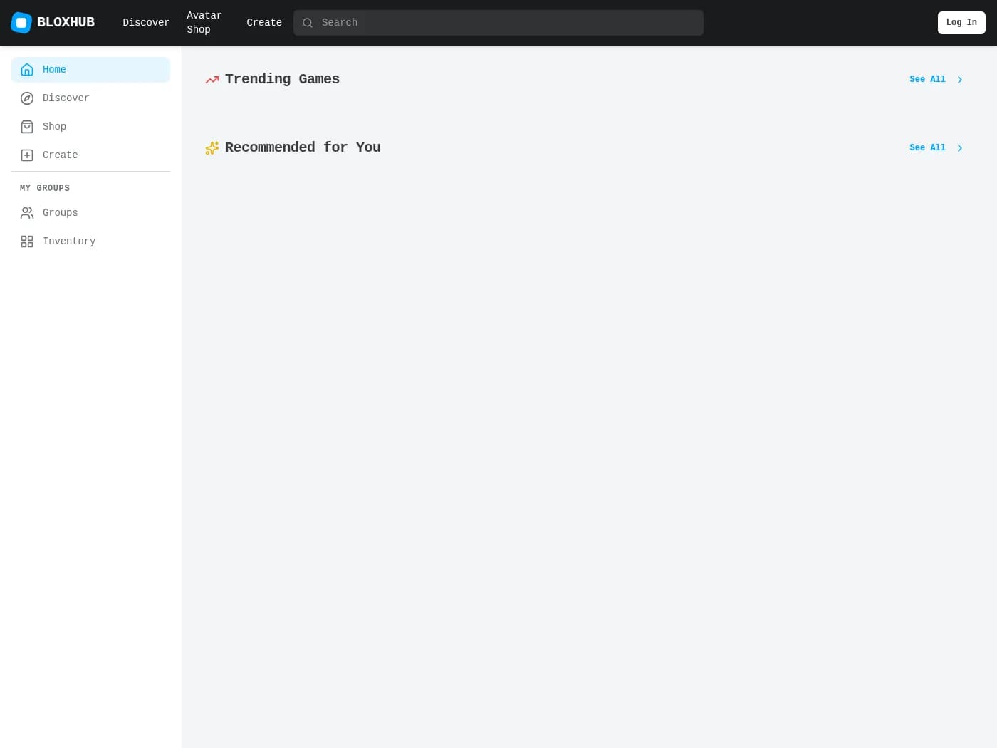 Roblox Game Hub