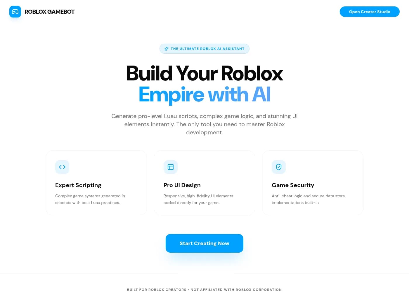 Roblox GameBot AI