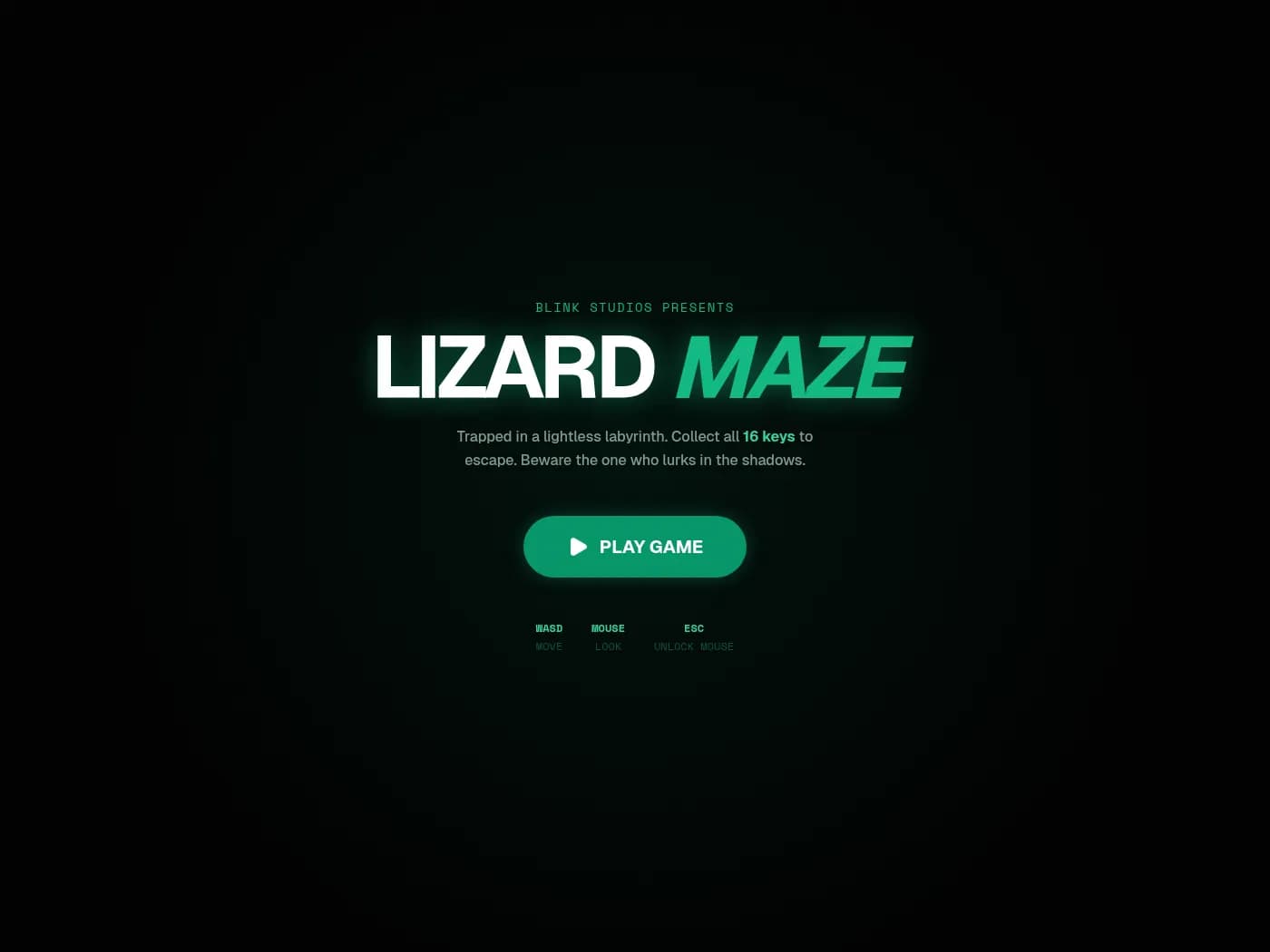 Lizard Horror Maze