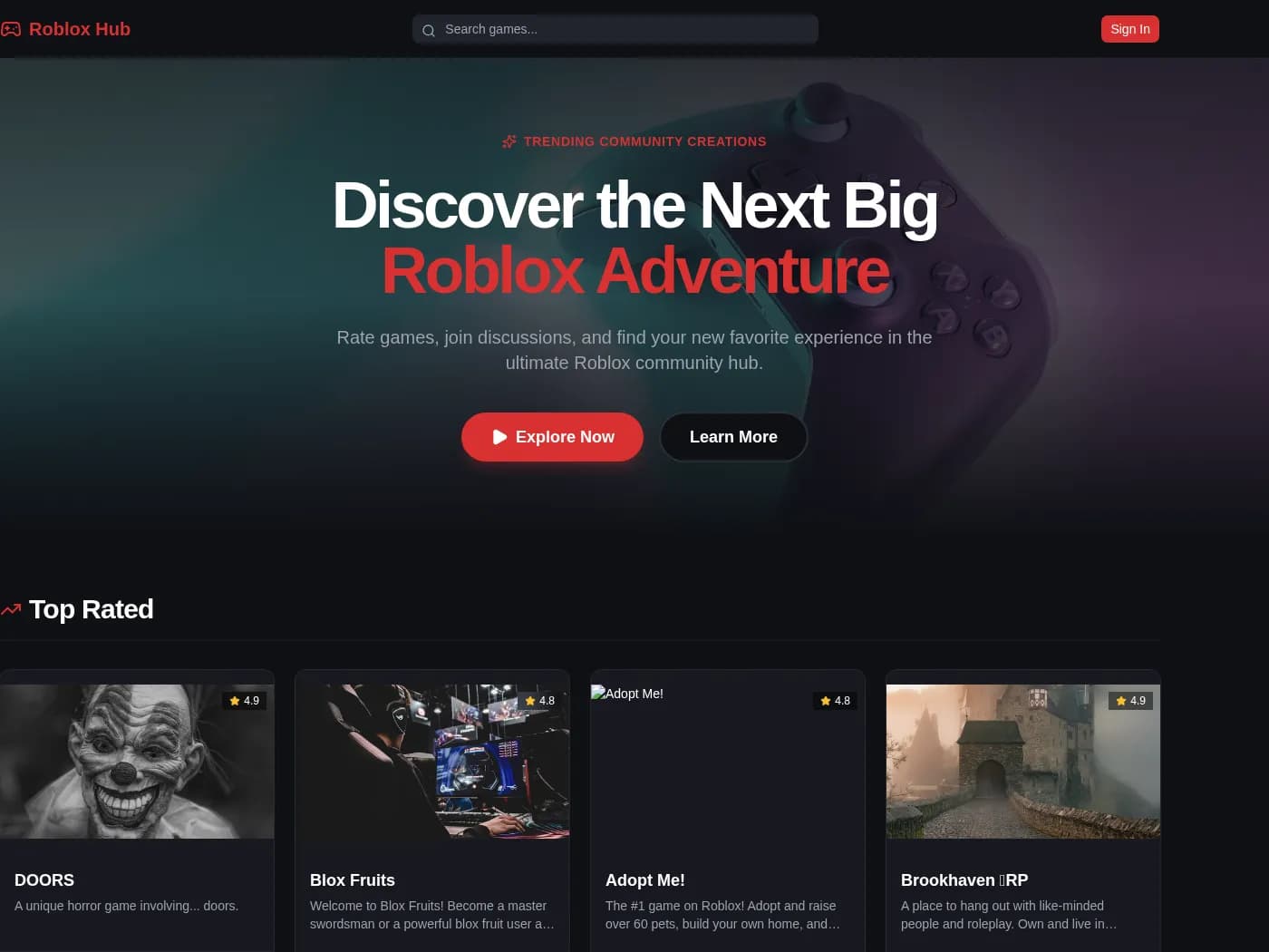 Roblox Hub