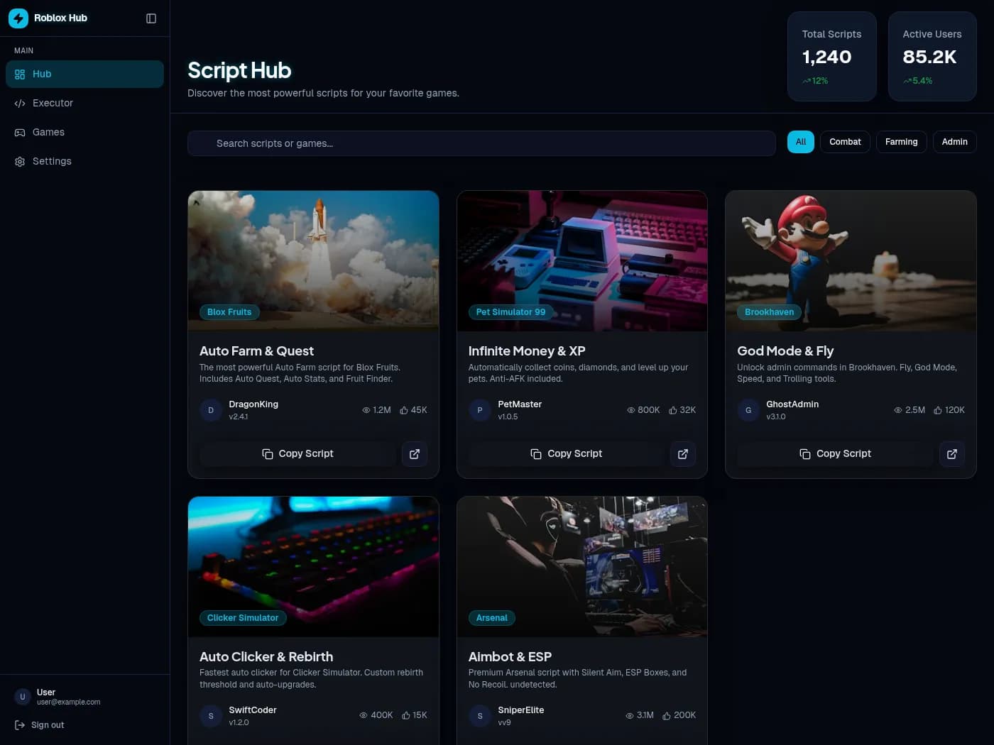 Roblox Hub Power Tool