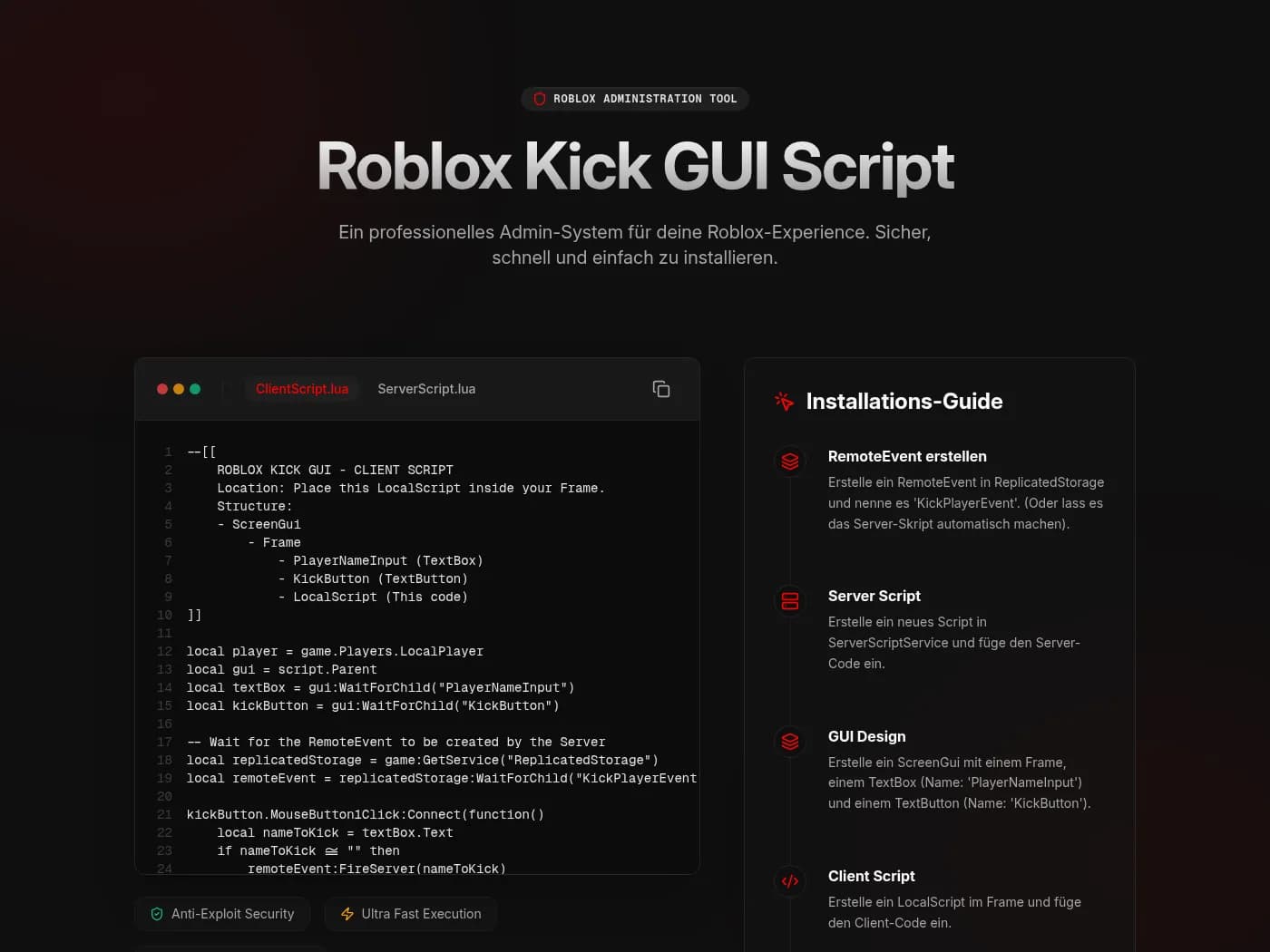 Roblox Kick GUI