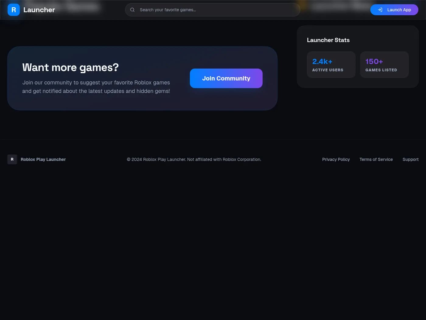 Roblox Play Launcher