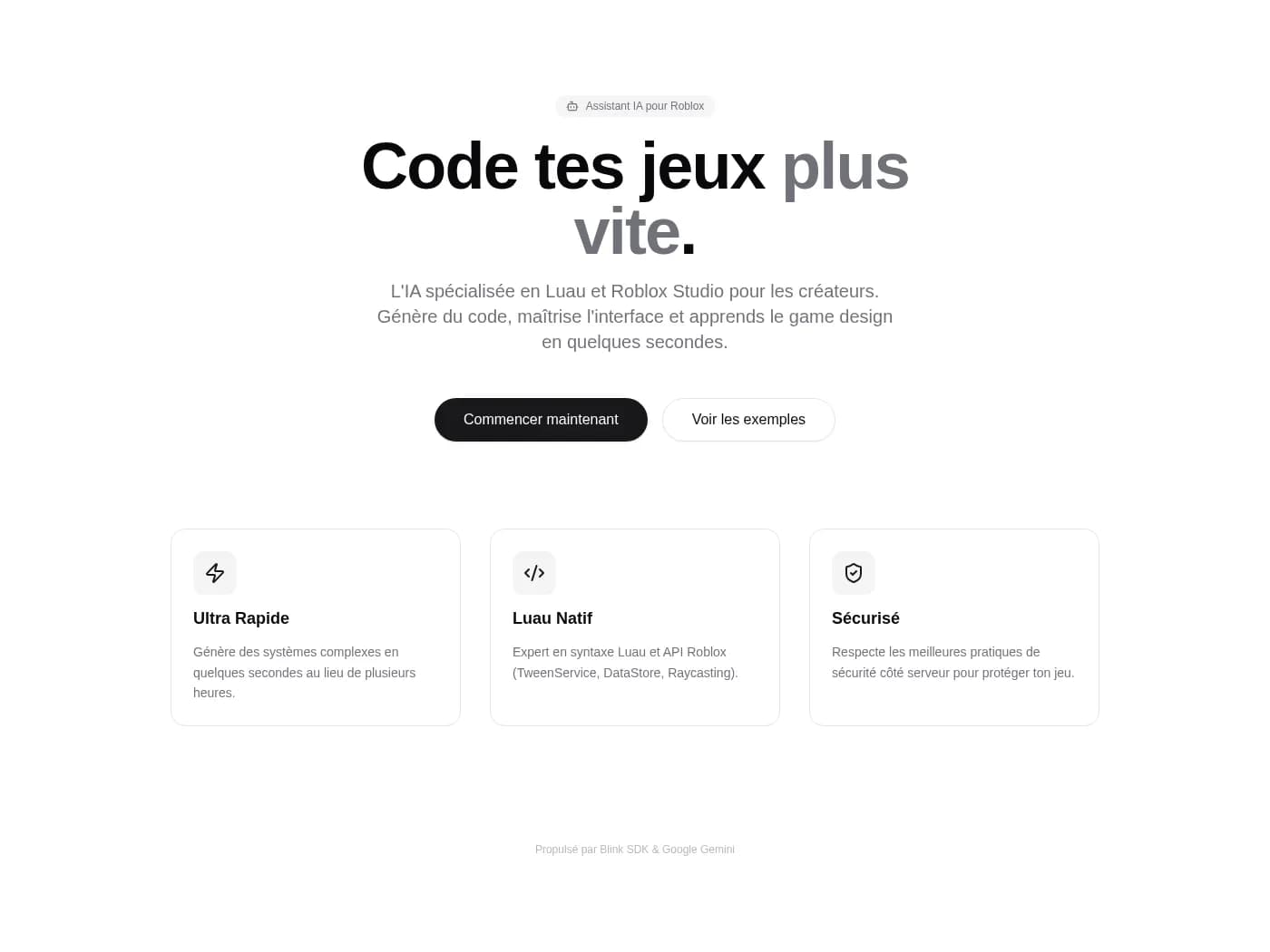Roblox Lua AI Coder