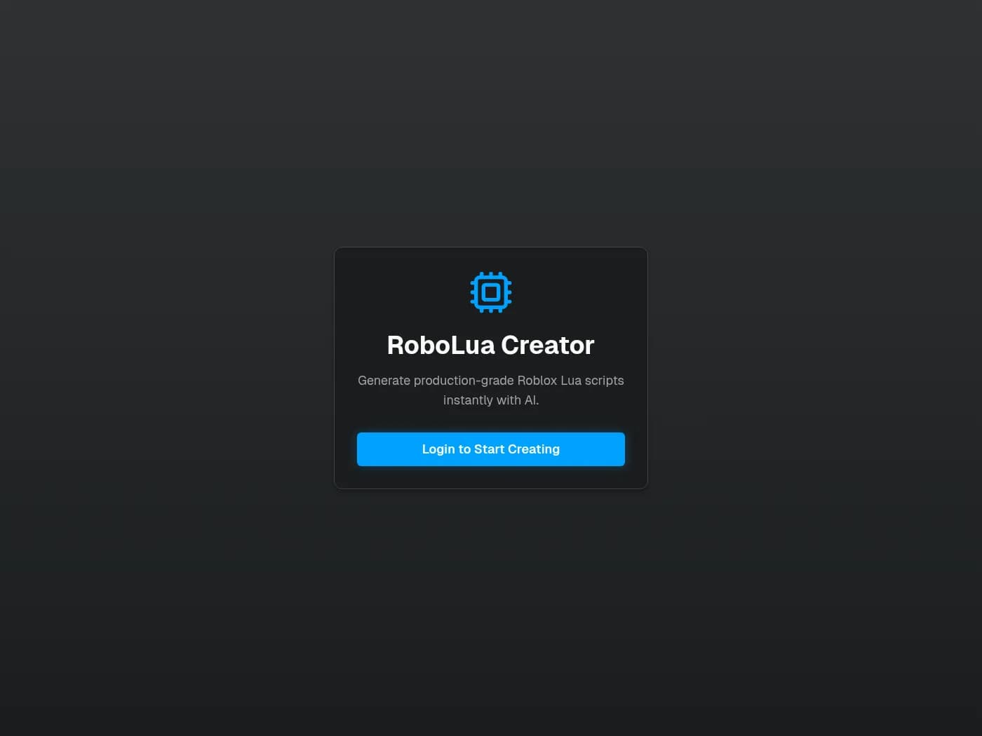 RoboLua Creator