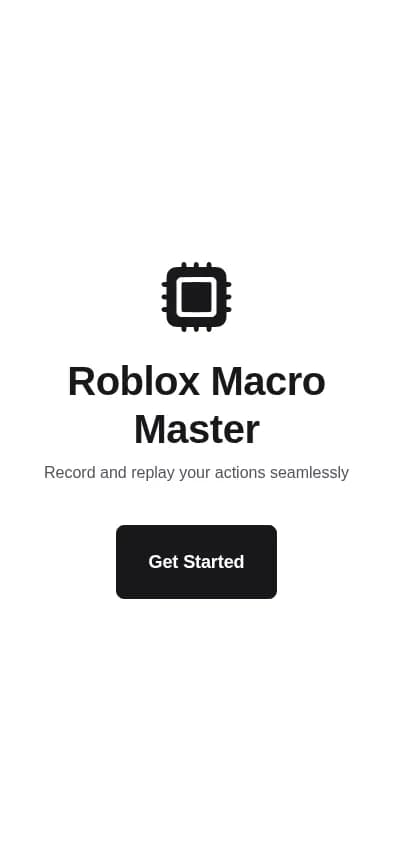 Roblox Macro Master