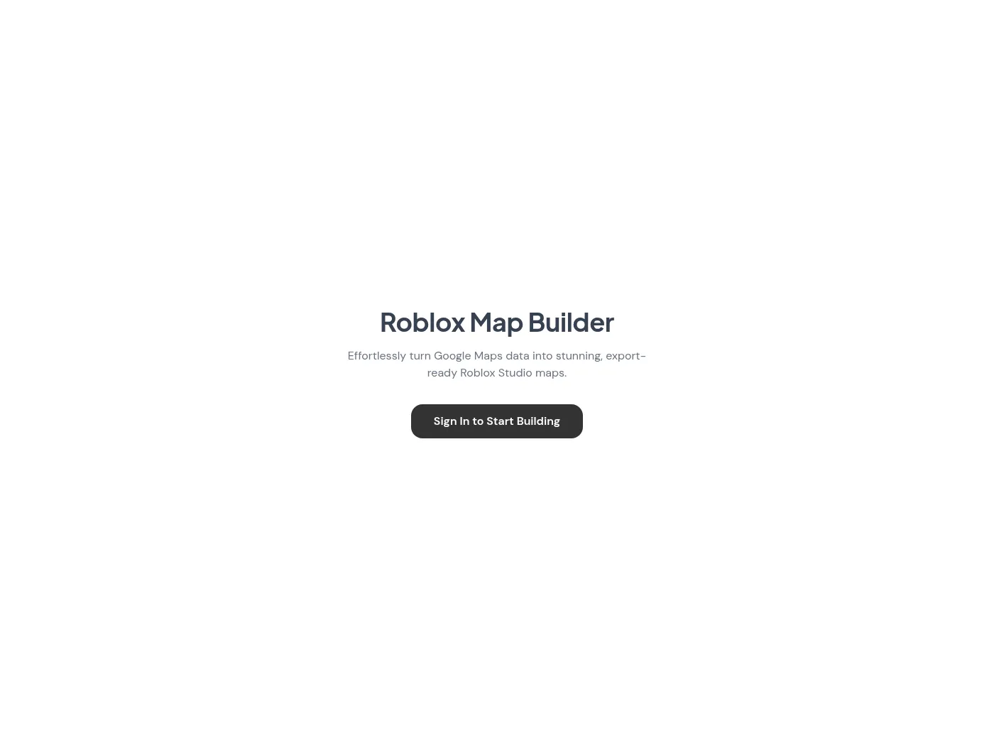 Roblox Map Builder