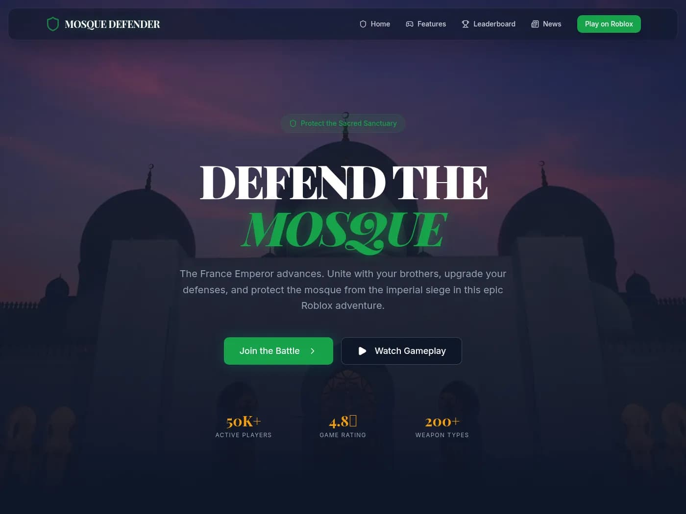 Mosque Defender Web