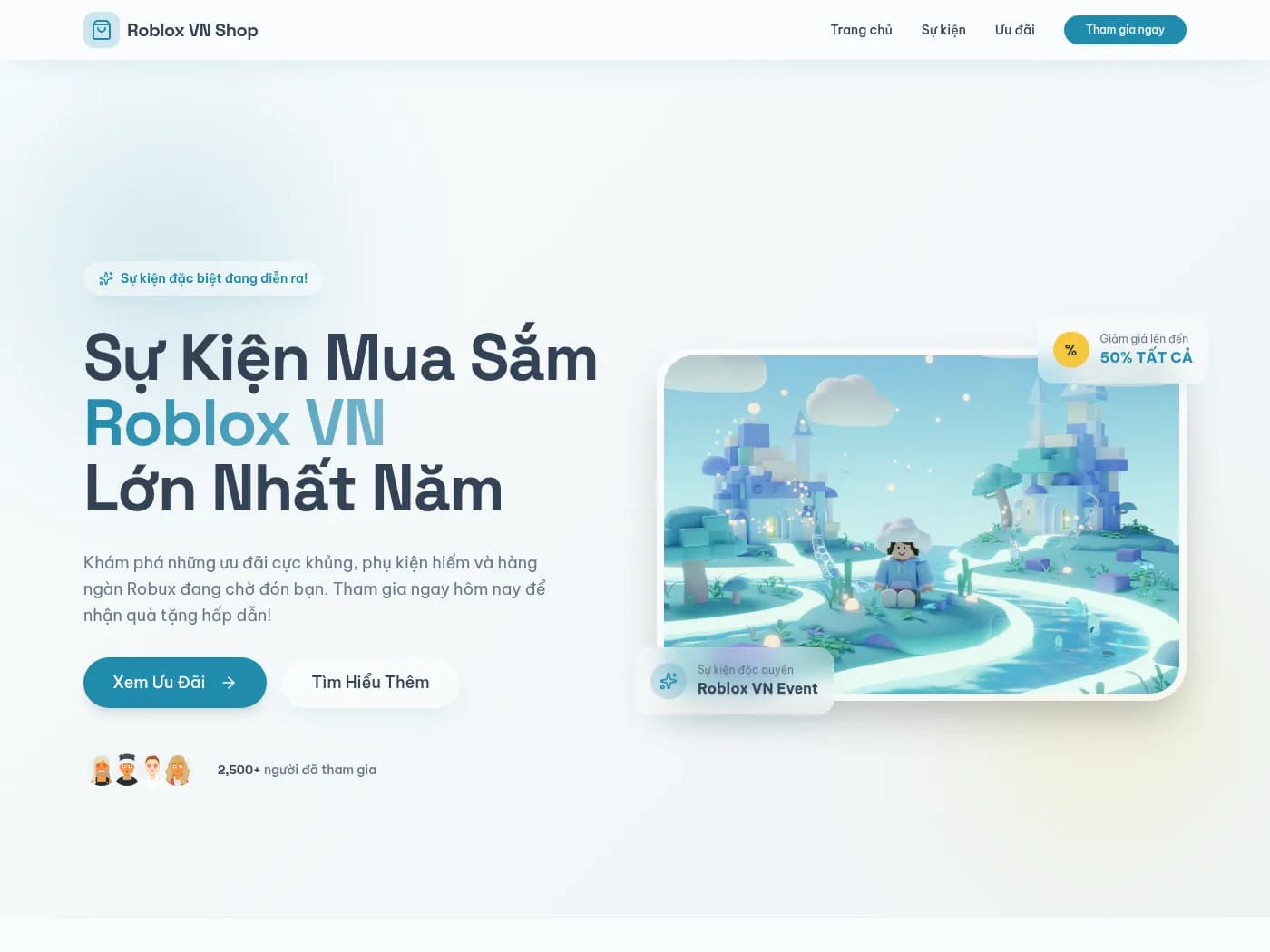 Roblox Shop Event VN