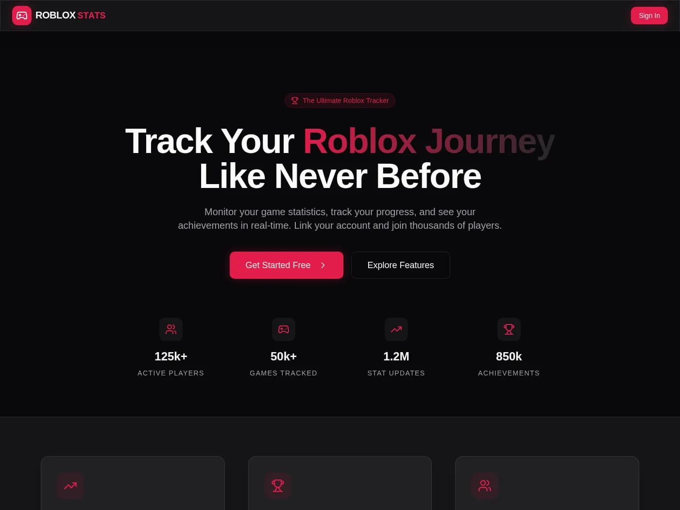 Roblox Stats Tracker