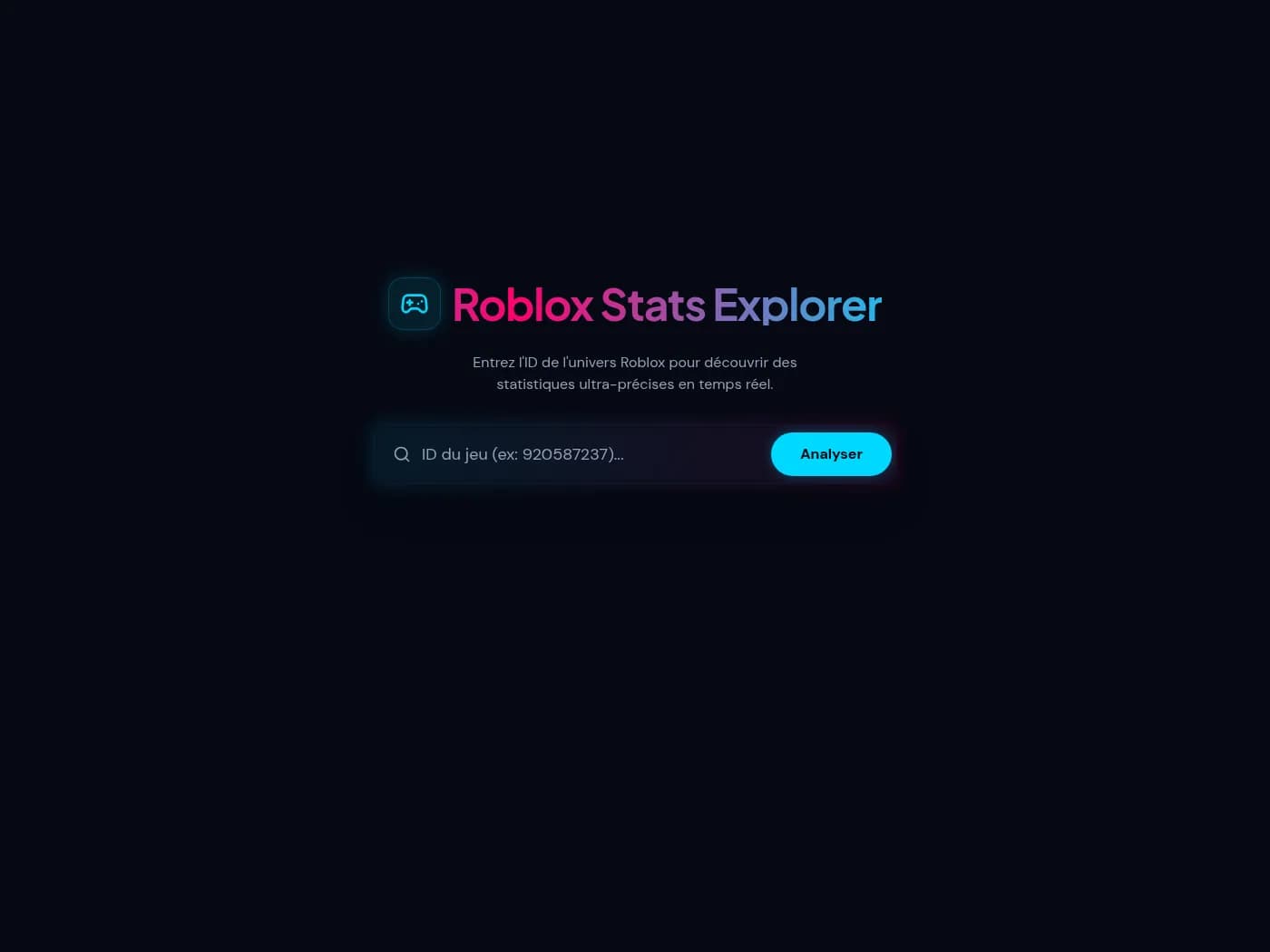 Roblox Stats Explorer