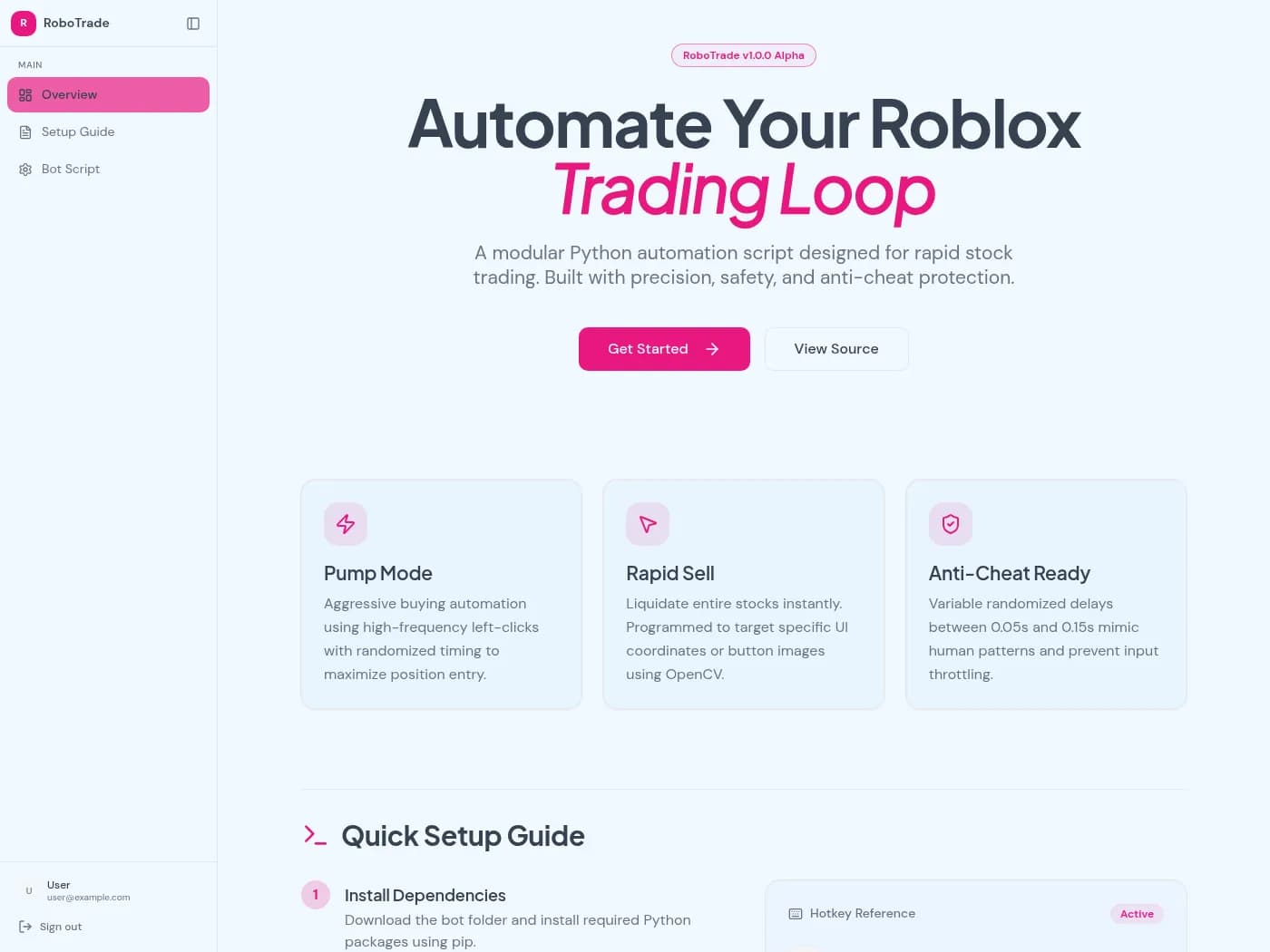 RoboTrade Clicker