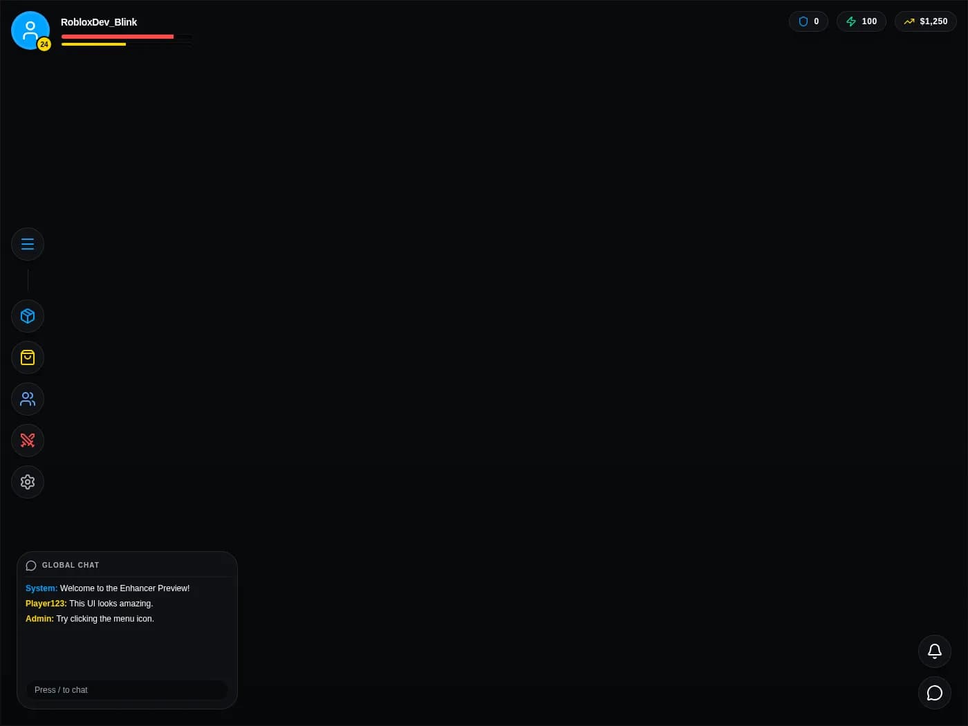 Roblox UI Enhancer