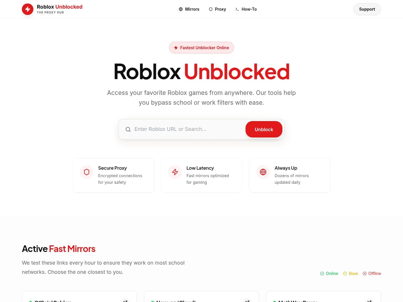 Roblox Unblocker