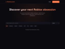 RobloxLaunch Game Hub