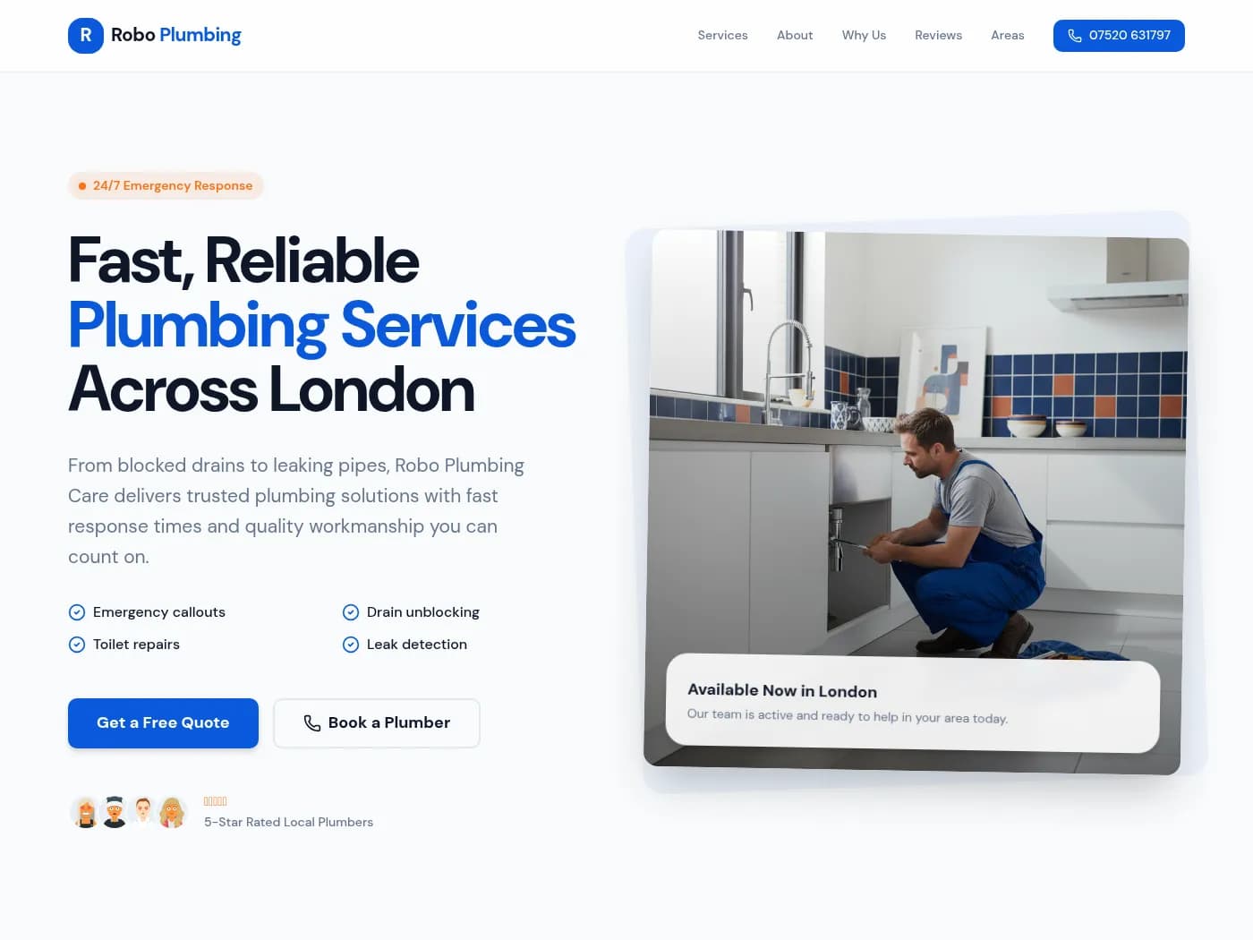Robo Plumbing Care Web