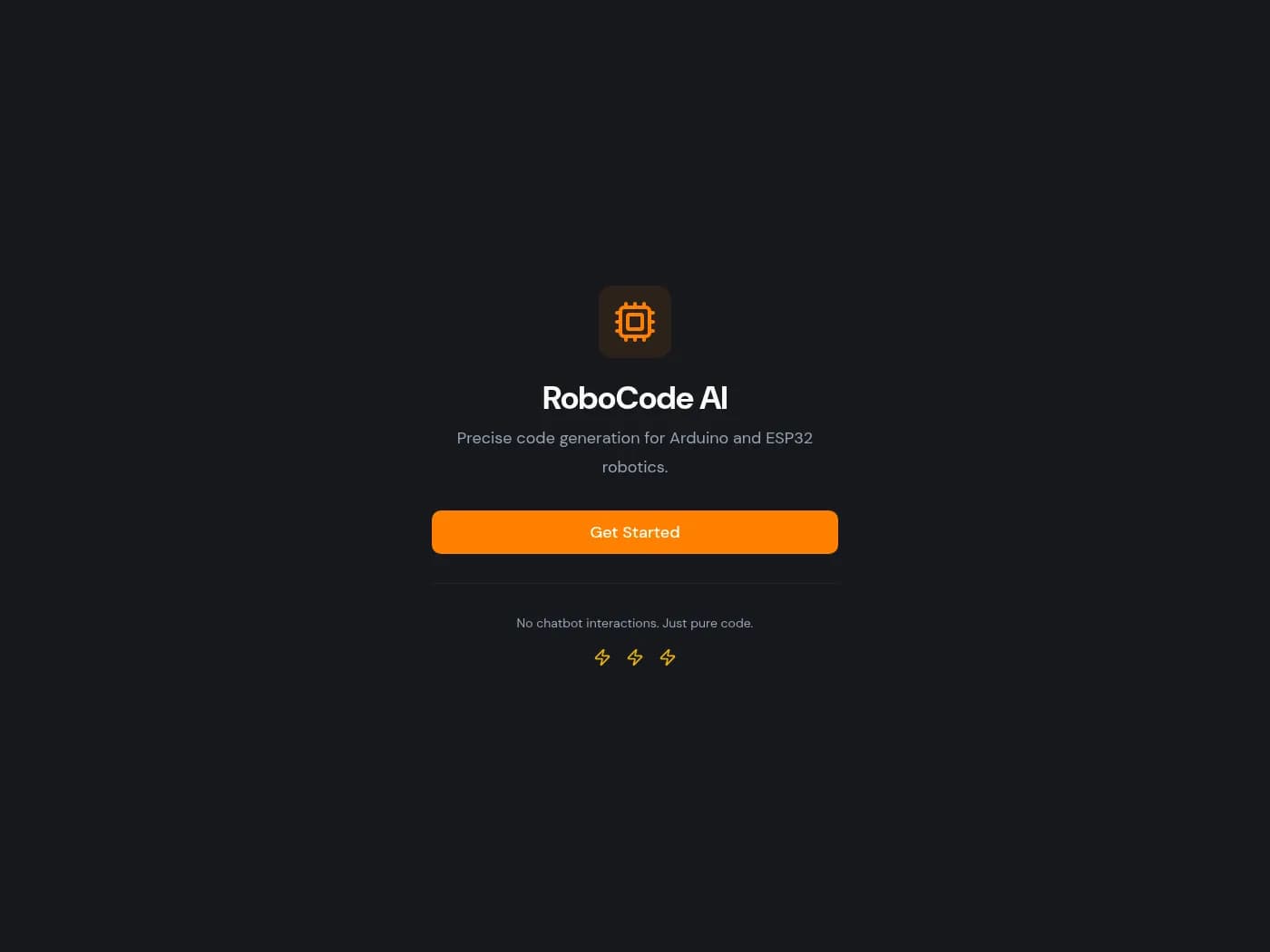 Robot Code Generator AI