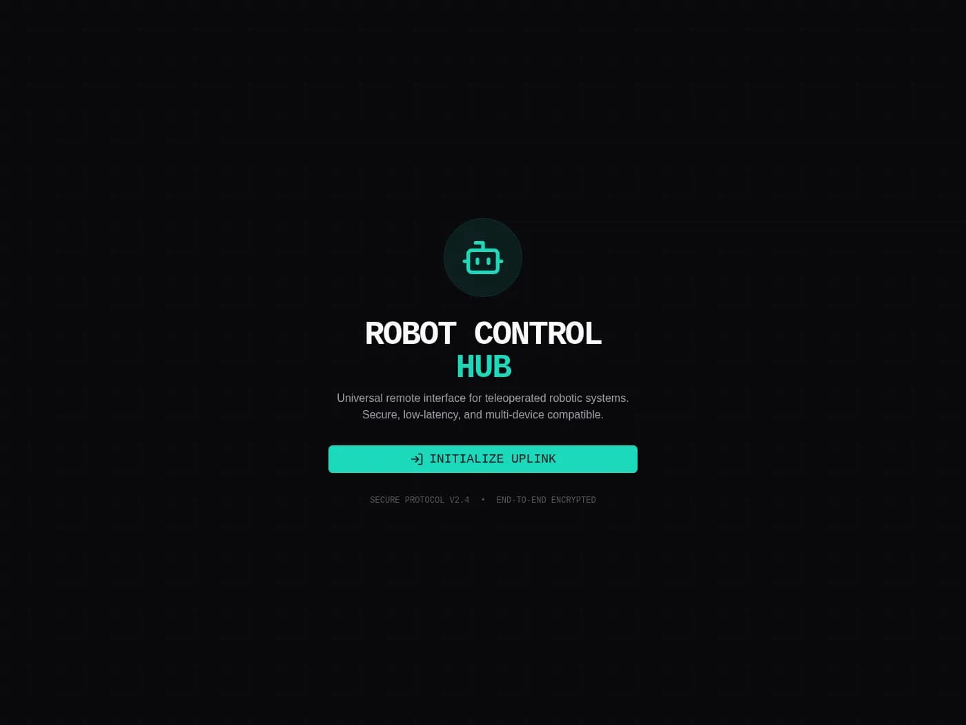 Robot Control Hub