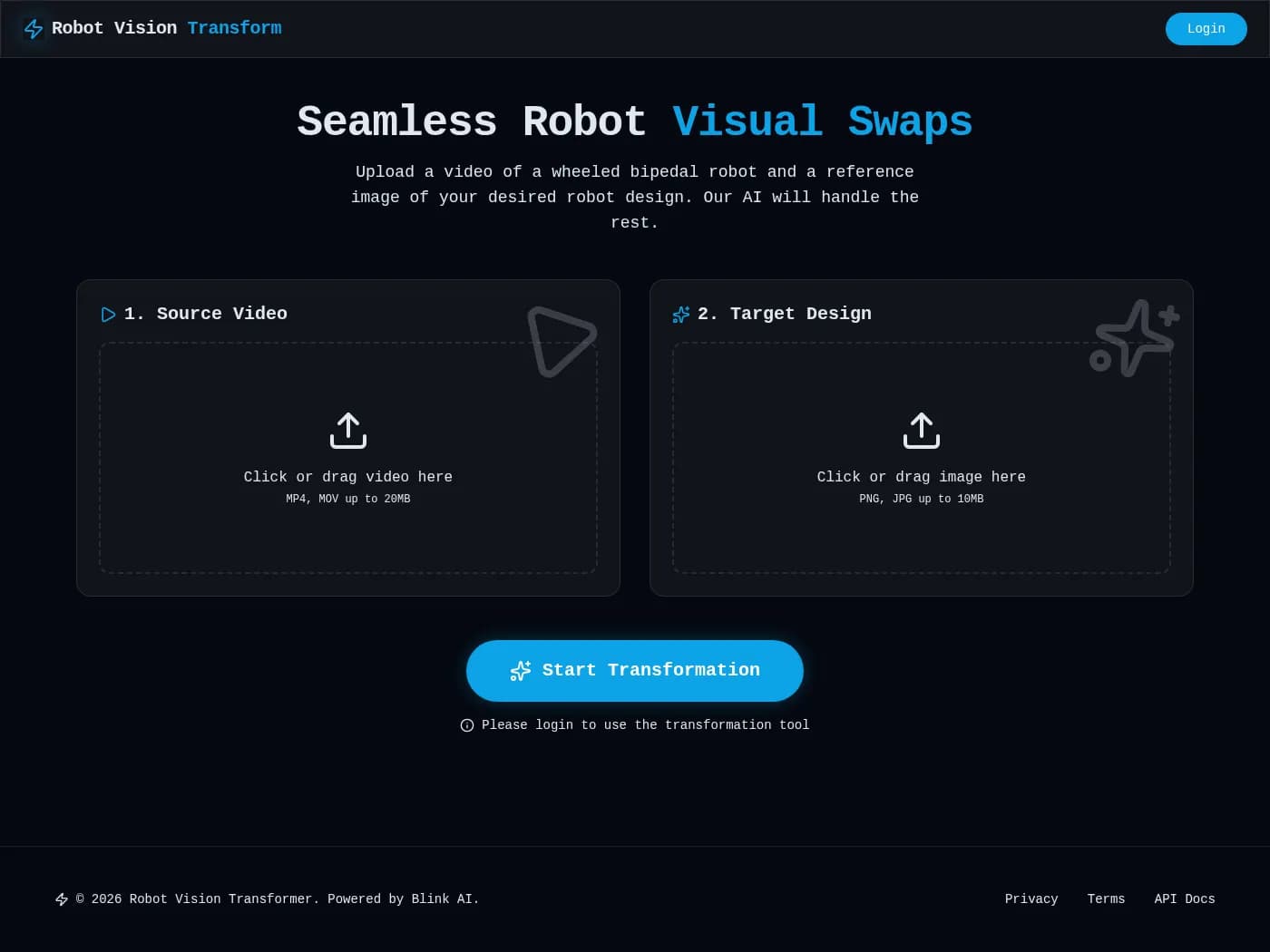 Robot Visual Transform