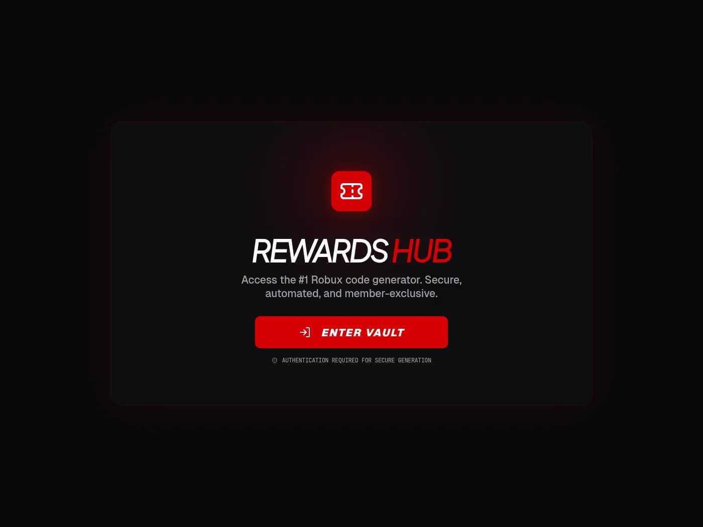 Robux Code Generator