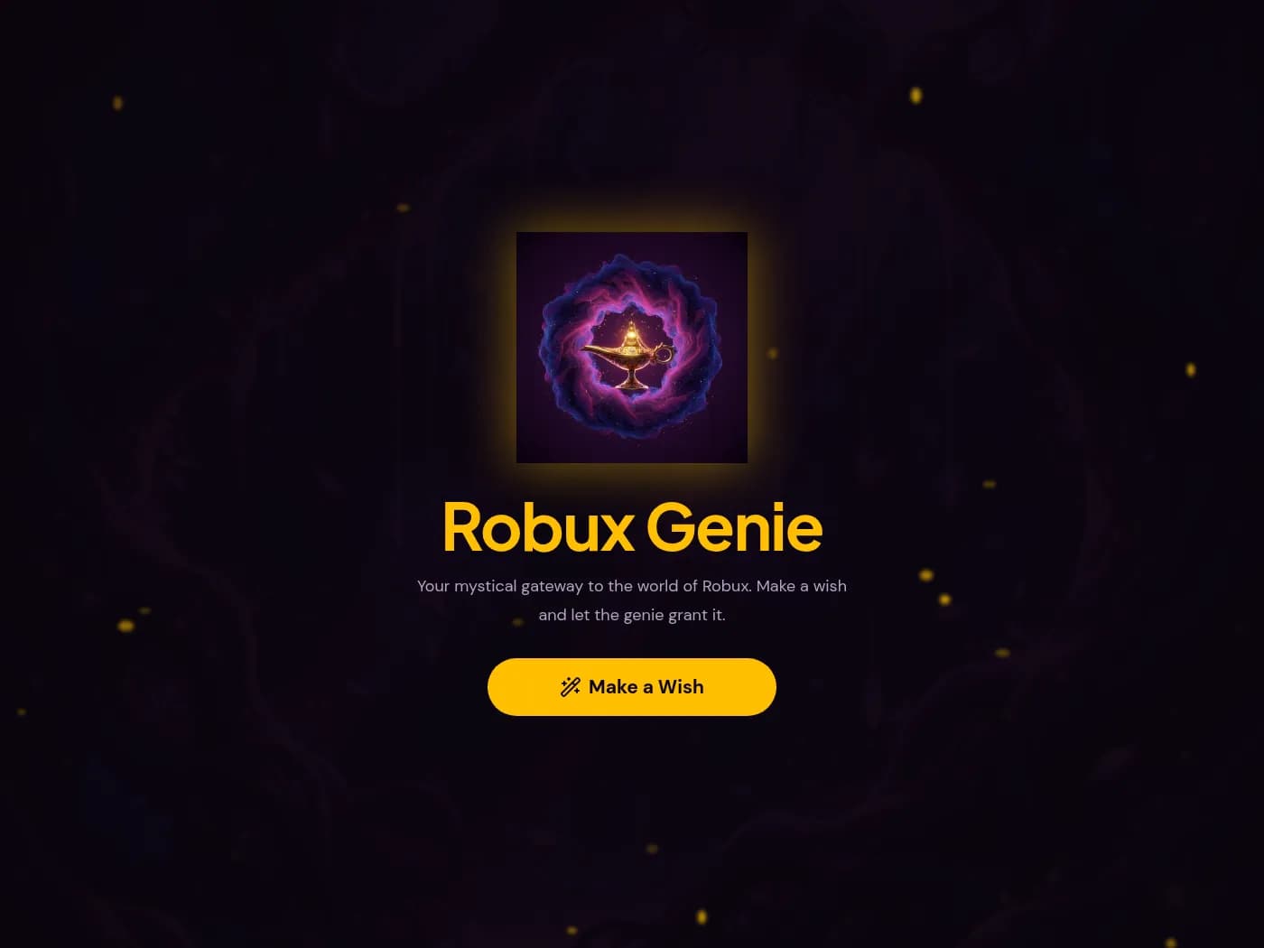 Robux Genie Site